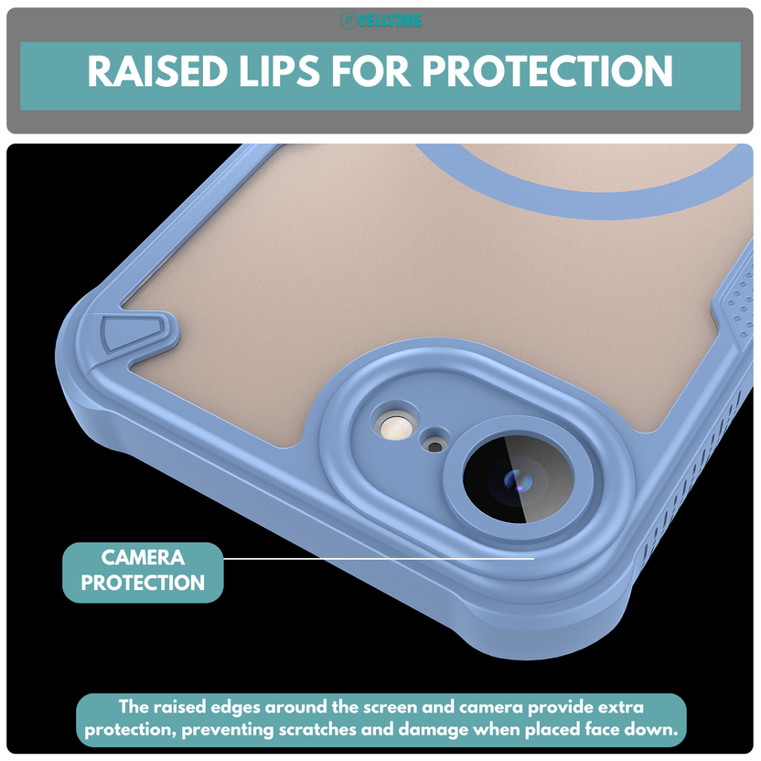 CellTime Case for iPhone 17e Frosted Shell MagSafe Cover