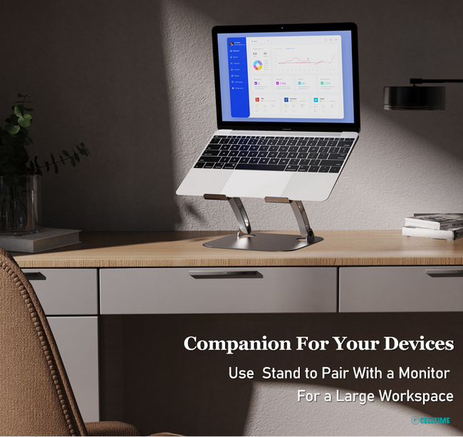 Ergonomic Height Angle Adjustable Cool Portable Laptop Stand