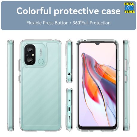 Redmi 12C Clear Cover - Candy Series – Cell Time Store