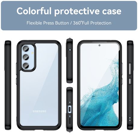 Galaxy A34 5G Shockproof Candy Clear Cover – Cell Time Store